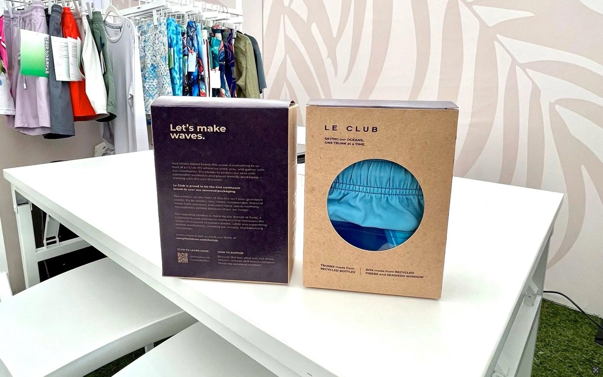 Le Club Becomes First Swimwear Brand to Use Seaweed Packaging – Le Club ...